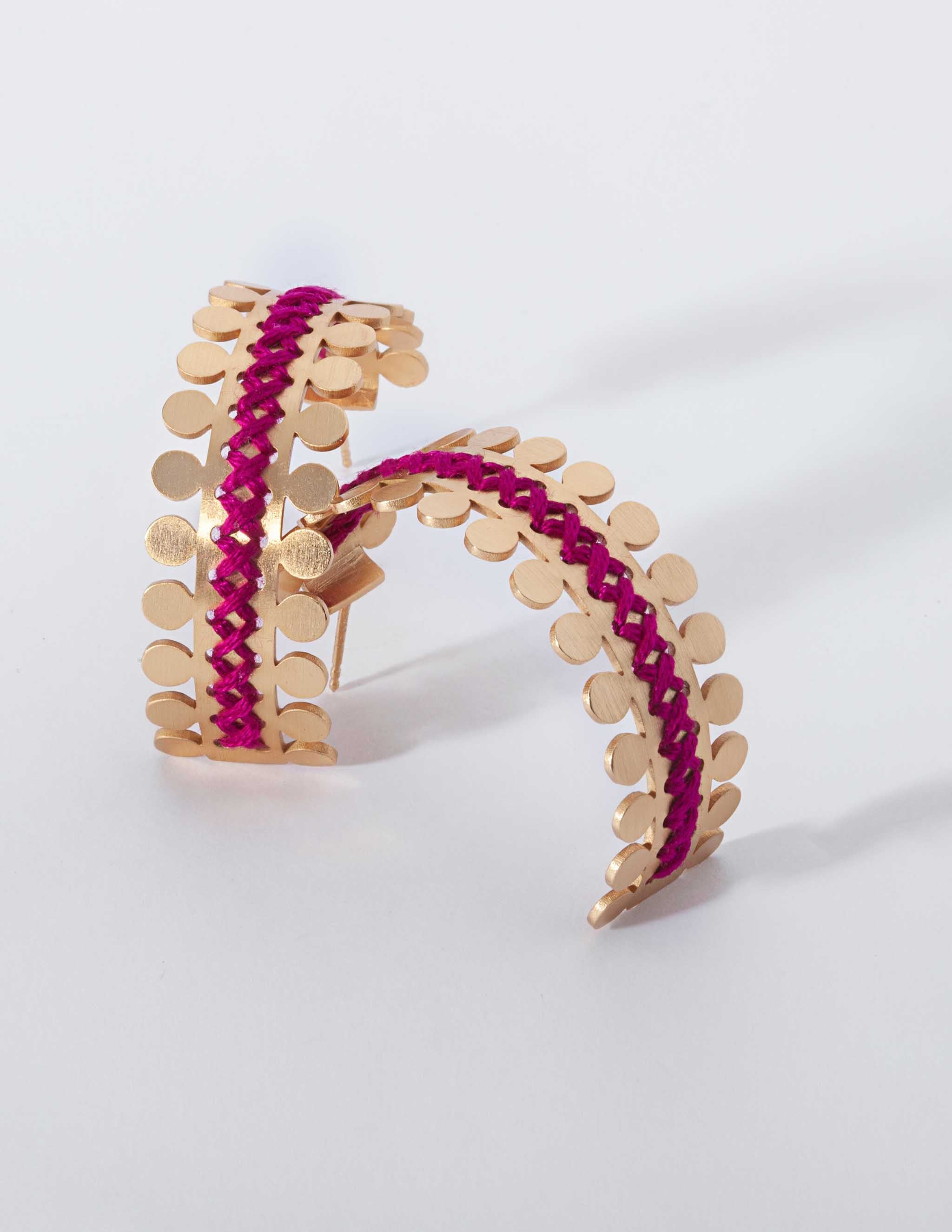 Antiope Gold Hoop Earrings - Charalampia Concept Items
