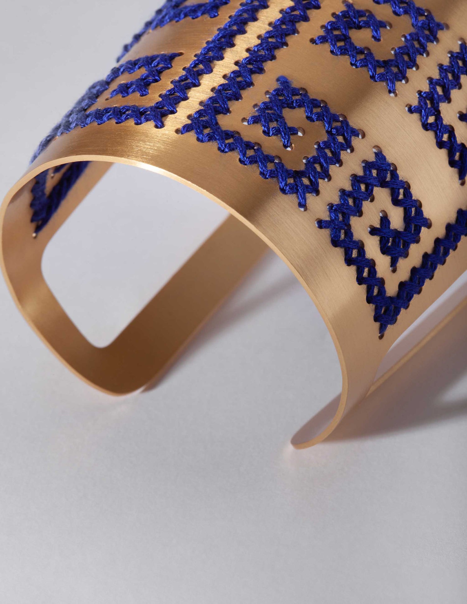 Greek Key Gold Cuff - Charalampia Concept Items